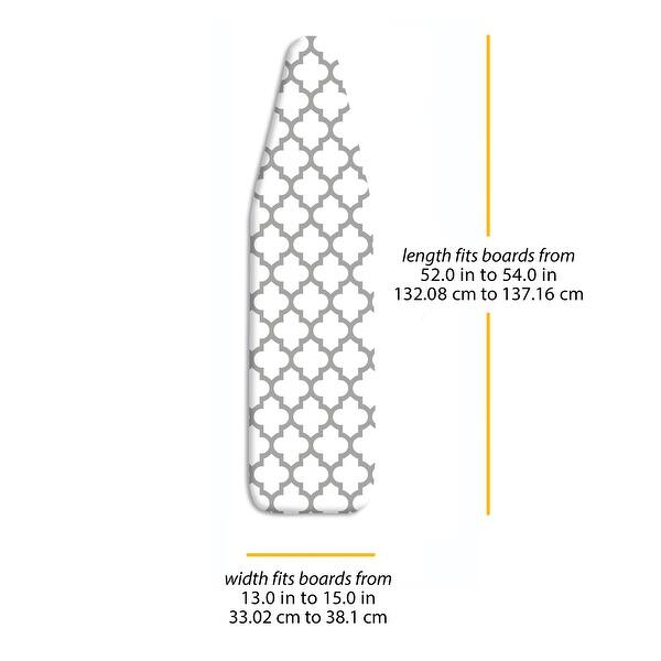 Whitmor Deluxe Ironing Board Cover and Pad - Medallion Gray - On Sale ...