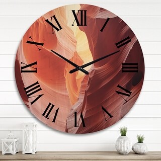 Designart "Canyon Antelope Harmony II" Landscapes Oversized Wood Wall ...