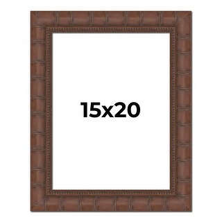 15x20 Frame Pewter Solid Wood Picture Frame Width 1.625 Inches ...