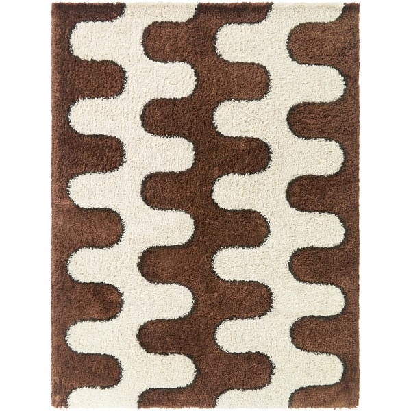 squiggle pattern rug