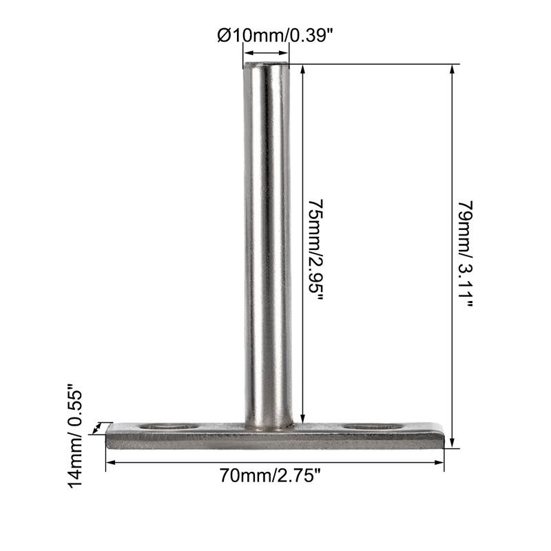 Floating Shelf Invisible Support Bracket Round Shank 79mm Support 6Pcs ...