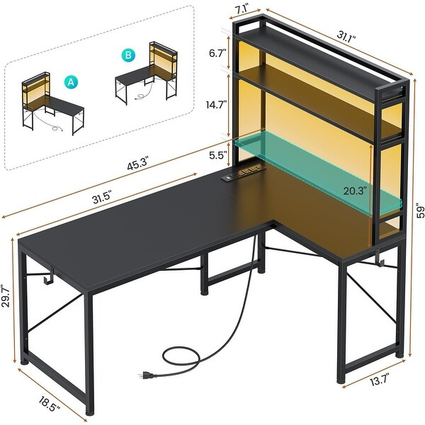 Small corner gaming desk store