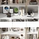 Tall Modular Display Storage Cabinet Bookcase w/Light Home Office - Bed ...