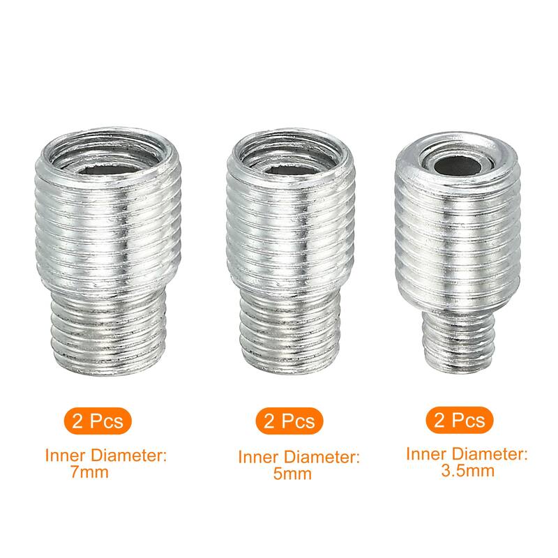 6pcs M10/M12 to M6/M8/M10 Male Threaded Reducer Screw Fitting Adapter ...