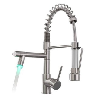 Delta Linden Pull-Out Kitchen Faucet with Temporary Flow Increase ...