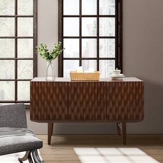 Joanna Modern Carved Geometric Patterns Sideboard By HULALAHOME - Bed ...