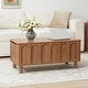 Lift Top Coffee Table with Arched Design, Modern Wood Center Table with ...