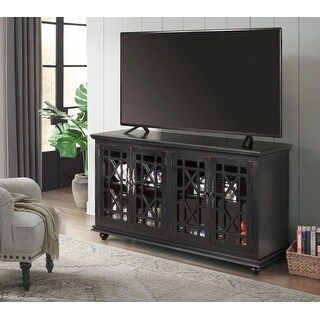 Belvedere 63-inch Trellis 4-door TV Stand Console - 35 inches high x 63 ...