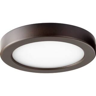 Quorum International 906-7 Single Light 7" Wide Integrated LED Flush ...