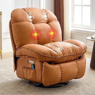 XINMICS Power Recliners Chair Swivel Glider, Massage Sofa Recliner ...