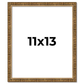 11x13 Frame Gold Kingsley Distressed Solid Wood Picture Frame Width ...
