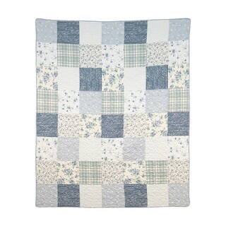 Donna Sharp Blue Pastures Cotton Lap Quilt 36"x 48" - Bed Bath & Beyond ...