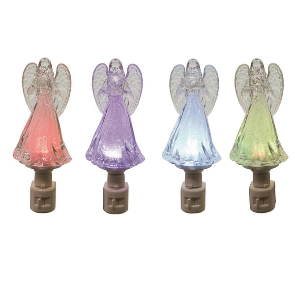Acrylic Angel Night Light Set of Christmas Home Decorations - Bed Bath ...