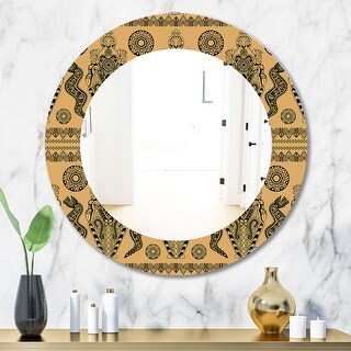 Designart 'Ethnic African Decorative Pattern' Printed Bohemian and ...