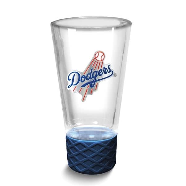 MLB Los Angeles Dodgers Collectors 4 Oz. Shot Glass with Silicone Base ...