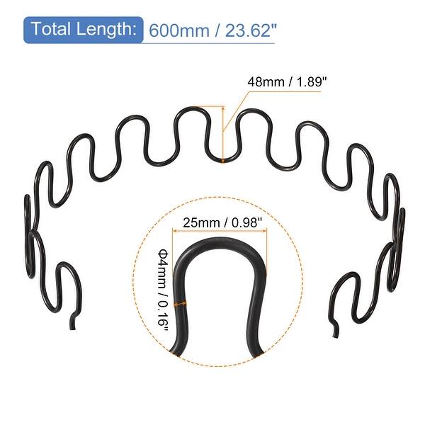 23.6" Round Sofa Spring Replacement Kit for Furniture Couch Repair ...