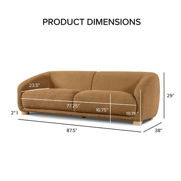Furniture of America Lester Contemporary 88-inch OEKO-TEX Fabric Sofa ...