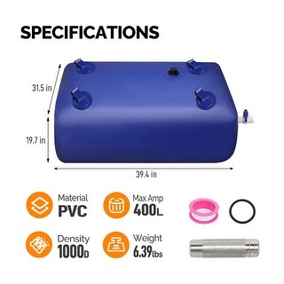 Blue Collapsible Water Bladder - Bed Bath & Beyond - 39081965