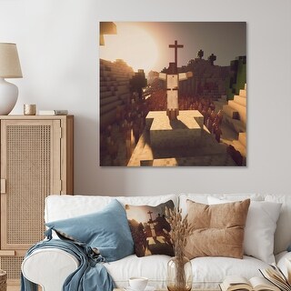 Designart "The Resurrection Of Jesus Christ in Minecraft" Christianism ...