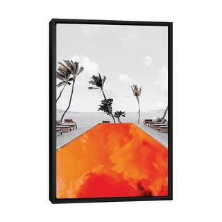 iCanvas "Red Hot Californication Pool" by GEN Z Framed - Bed Bath ...