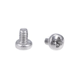 M2x3mm Machine Screws Pan Phillips Head Screw Fasteners Bolts 100Pcs ...