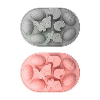 2x Easter Egg Bunny Chick Silicone Molds - Bed Bath & Beyond - 40146338