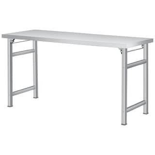 60x24 in Stainless Steel Folding Table, Commercial Foldable Prep Table ...