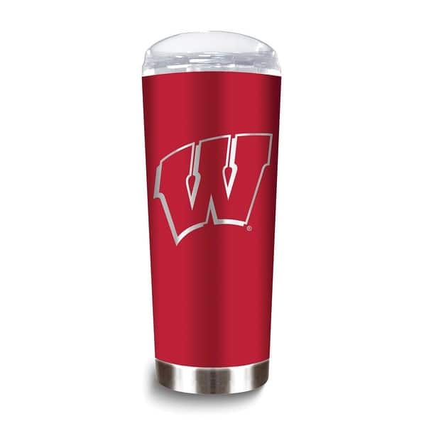 Collegiate University of Wisconsin Stainless Steel 18 Oz. Roadie ...
