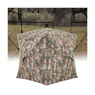 360 Degree One Way See Through Hunting Blind Ground Blind with Portable ...