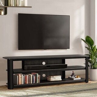 Oxford 62undefined TV Stand with LED Lights and Unfold Assembly for TVs ...