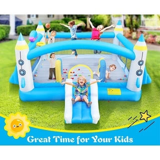 Multifunctional Inflatable Bouncer House - 198"W*180"D*96"H - Bed Bath ...