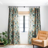 Blackout Mid Century 7C Made-to-Order Curtain Panel (One Panel) - On ...