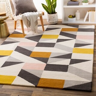 Artistic Weavers Guggenheim Modern Wool Hand-Tufted Area Rug - Bed Bath ...