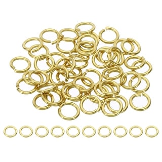 Open Jump Rings, Solid Copper Round Ring Charm Loops Connectors for ...