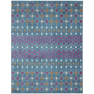 8' x 10' Blue Jewels Geometric Area Rug - 3'6" - Bed Bath & Beyond ...