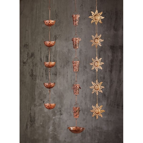 Sun Rain Chain Downspout Outdoor Use, 102 inches - Bed Bath & Beyond ...