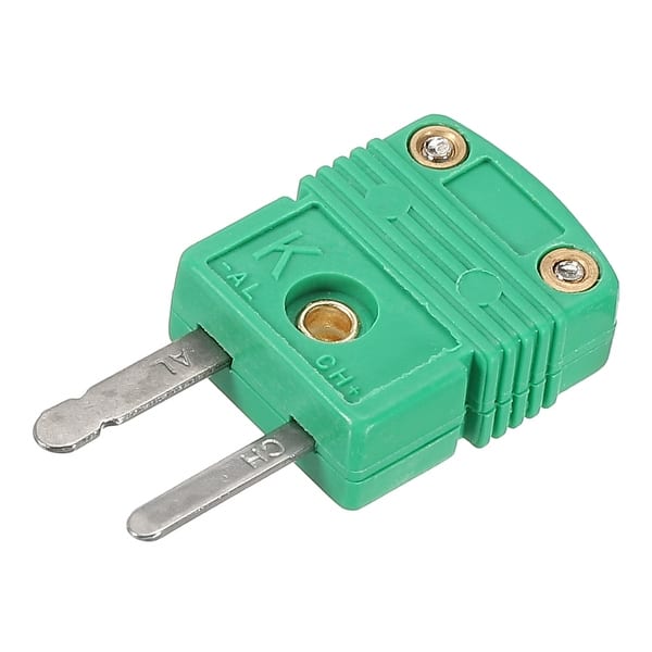 K Type Thermocouple Wire Connectors Male Plug 220°C(428°F) Green - Bed ...