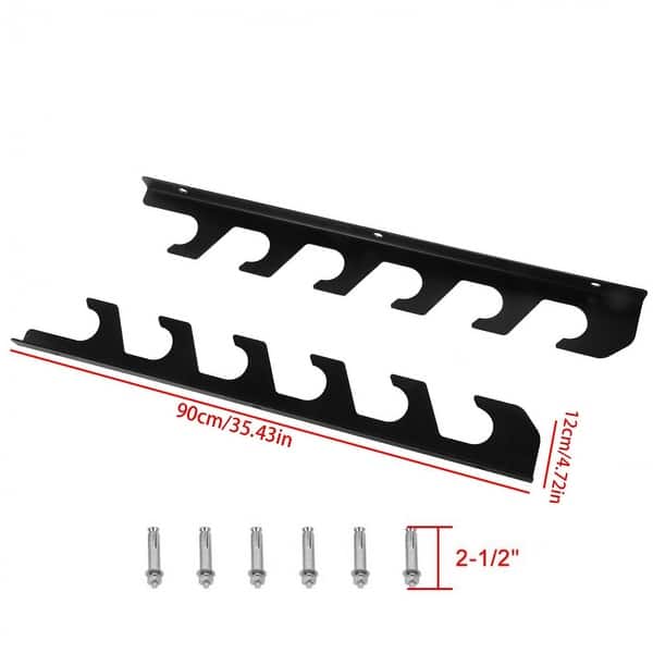 Wall-mounted Olympic Fixed Barbell Storage Rack Weightlifting Barbell ...