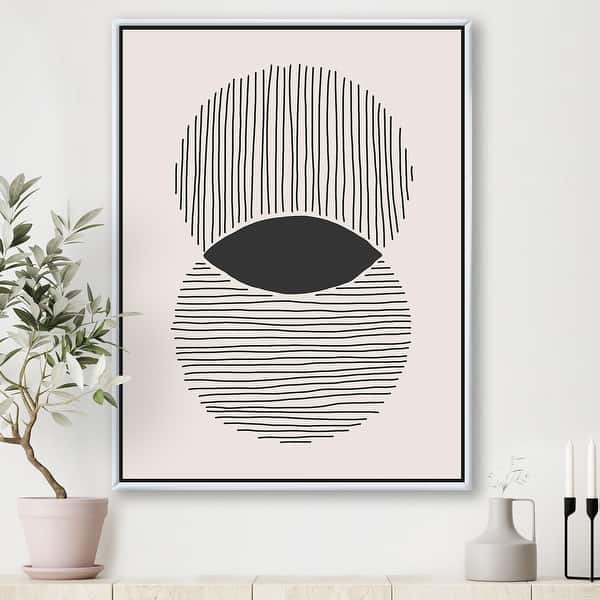 geometric lines wall design