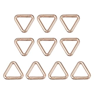 Triangle Key Ring Spring Snap Clip Keychain Kettle Buckle - Bed Bath ...