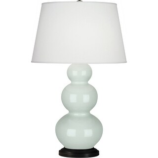 Robert Abbey 370X One Light Table Lamp Triple Gourd Celadon Glazed Cer ...