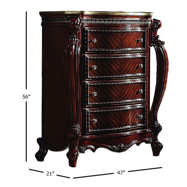 ACME Picardy Chest in Cherry Oak - Bed Bath & Beyond - 31864452