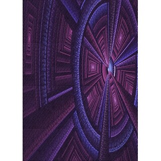 Ahgly Company Machine Washable Transitional Deep Purple Area Rugs - Bed ...