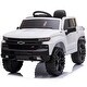 Kidzone 12V Ride On Licensed Chevrolet Silverado Trail Boss LT - White ...