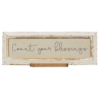 Count Your Blessings Distressed Frame w/Holder - Bed Bath & Beyond ...