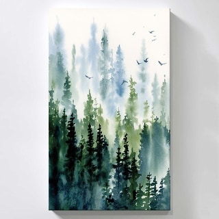 Treeline by Katrina Pete Print on Canvas - Bed Bath & Beyond - 42567442