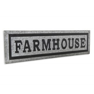 Galvanized Metal Farmhouse Wall Plate - Bed Bath & Beyond - 39675358