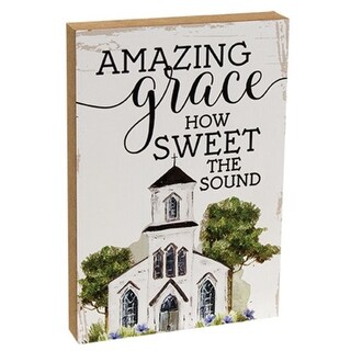 Amazing Grace Block - 8” high by 5.5” wide by 1” deep - Bed Bath ...