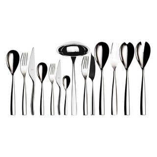 Mepra Arte Flatware Set (Configuration P) - 113 Pieces - Stainless ...