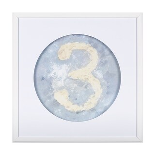 Numbers III Framed Art Print - Bed Bath & Beyond - 39198692
